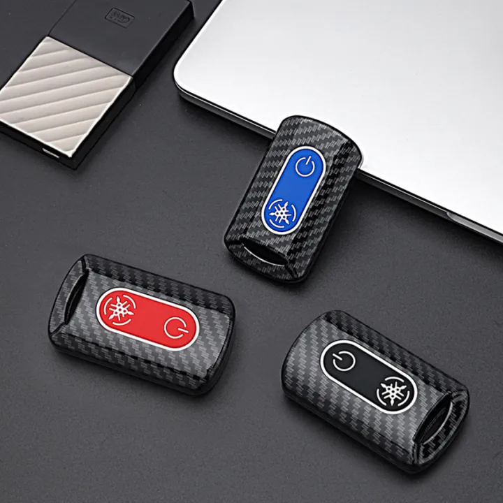 Fashion Carbon Fiber keychain For Yamaha Nmax Aerox nvx Sniper Key ...