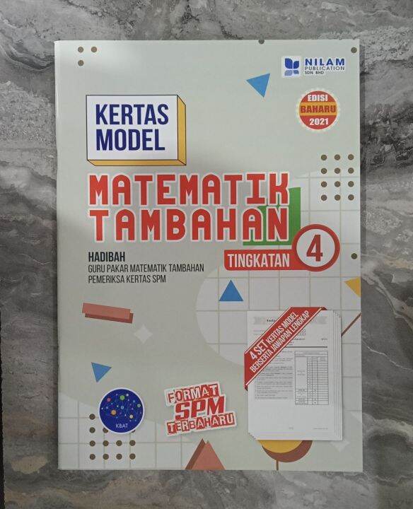 KERTAS MODEL MATEMATIK TAMBAHAN (TINGKATAN 4) | Lazada