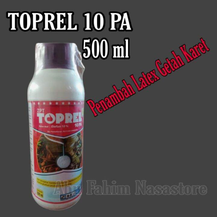 TOPREL 10 PA 500 ML / ZPT Etrel Penambah Latex Getah Karet | Lazada ...
