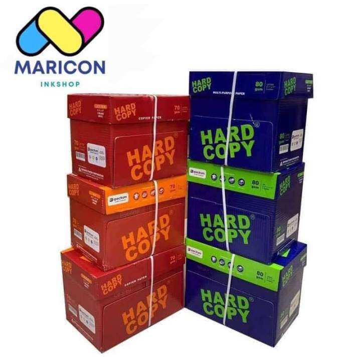 HardCopy bondpaper 70gsm/80gsm per box 5 reams | Lazada PH