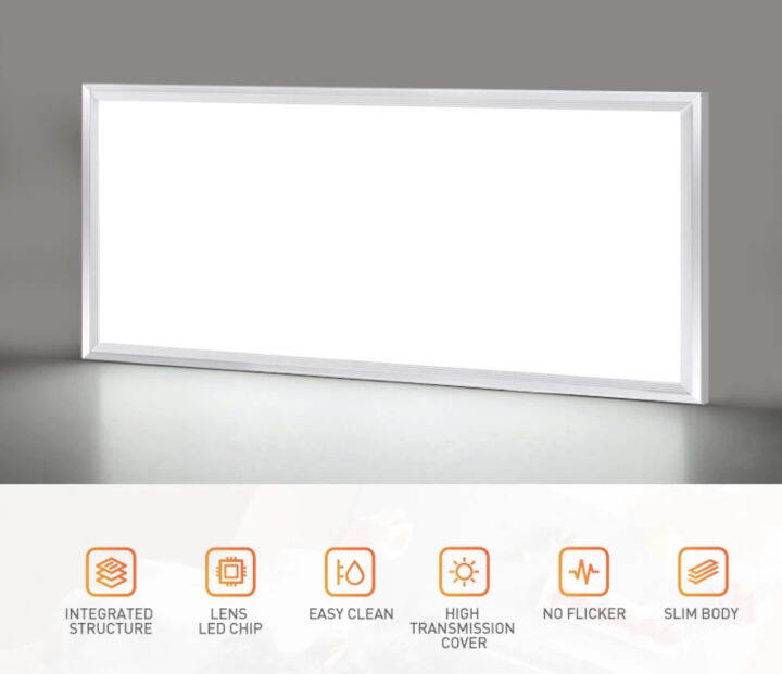 Led flat light 96W 600x1200 integrated panel light kitchen bathroom ...