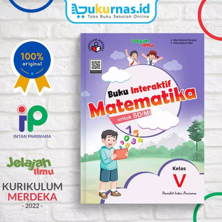 Buku Interaktif Matematika Kelas V, 5 SD Kurikulum Merdeka Tahun 2023 Intan Pariwara | Lazada ...