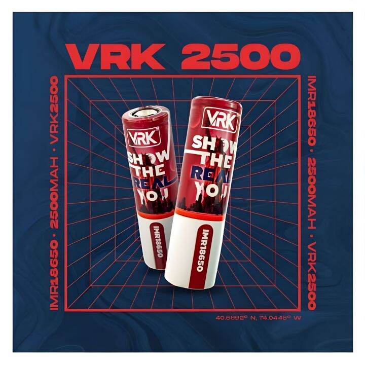 VRK Battery 18650 2500mAh 35A 3.7V ORIGINAL 100% | Lazada Indonesia
