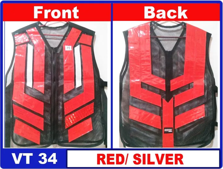 VT34 riders reflectorized vest (1 to 3 days ready fastest) | Lazada PH