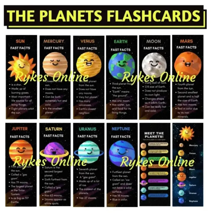 Solar System Flash Cards