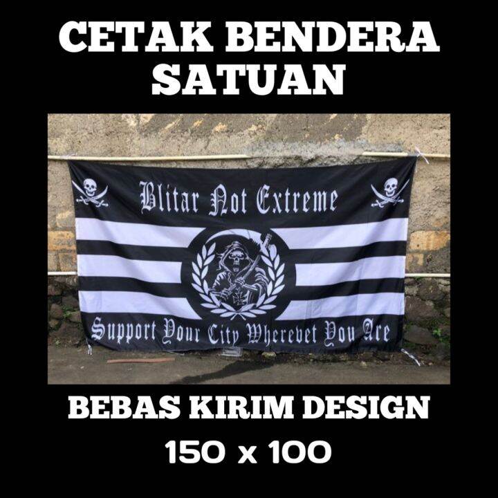 BENDERA PRINTING UKURAN 150 X 100 - CUSTOM BENDERA SATUAN - BENDERA ...