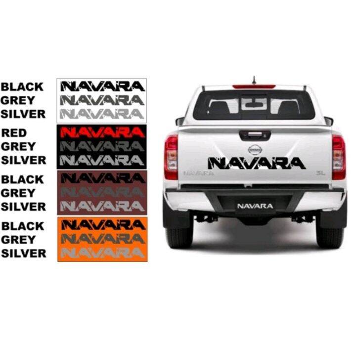 Nissan Navara Offroad Tailgate Sticker 1pc | Lazada PH