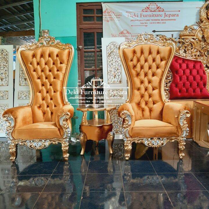 KURSI MEWAH SULTAN 1+1MEJA KURSI RAJA SULTAN RATU SET KURSI SYAHRINI ...