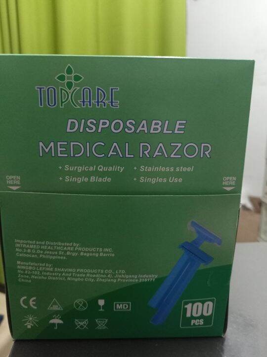 Disposable Medical Razor 100pcs per box | Lazada PH