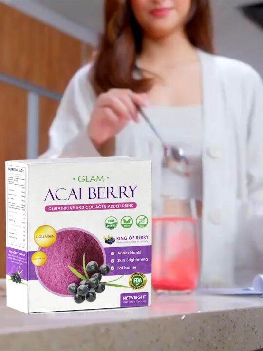 Collagen Acai Berry Powder Extra Glutathione Beauty Collagen Drink Anti ...