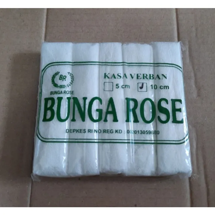 Kasa Verban Gulung 10cm / Kasa Perban Gulung Bunga Rose | Lazada Indonesia