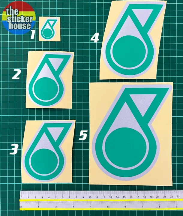 PETRONAS LOGO DESIGNS (5 SIZES AVAILABLE) STICKER CUTTING OVERLAPPING ...