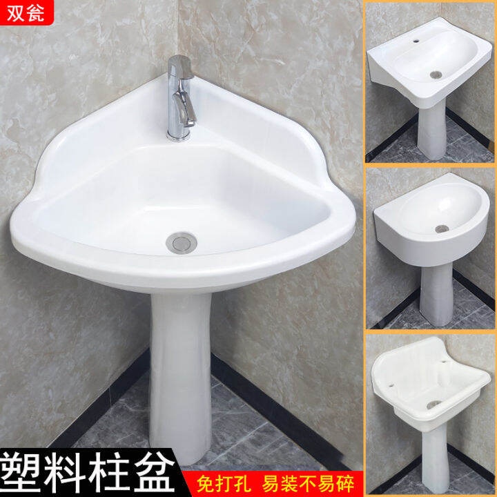 Triangle Wash Basin Pedestal Basin Washbasin Corner Bathroom Triangle ...