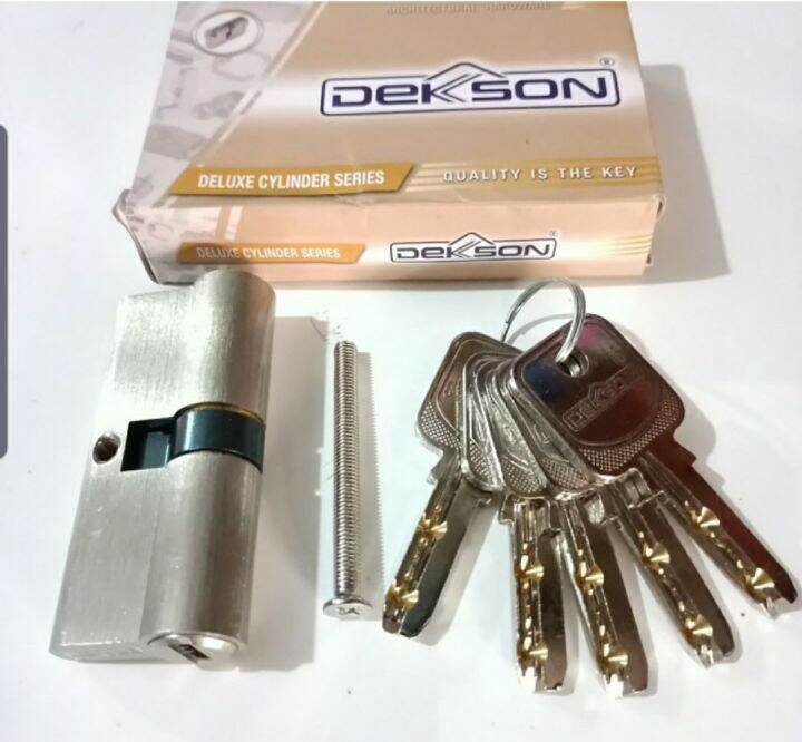 Cylinder Kunci Pintu DEKSON Computer Key DC 70mm - Anak Kunci Pintu ...
