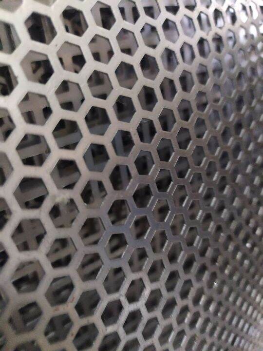 plat ram speaker hexagonal lubang 6mm ukuran 40cm x 100cm | Lazada ...