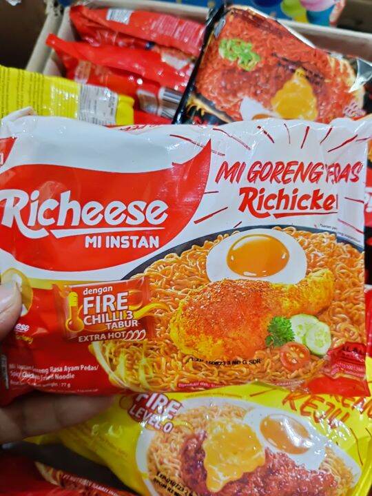 mie richeese goreng pedas richicke level 3 | Lazada Indonesia