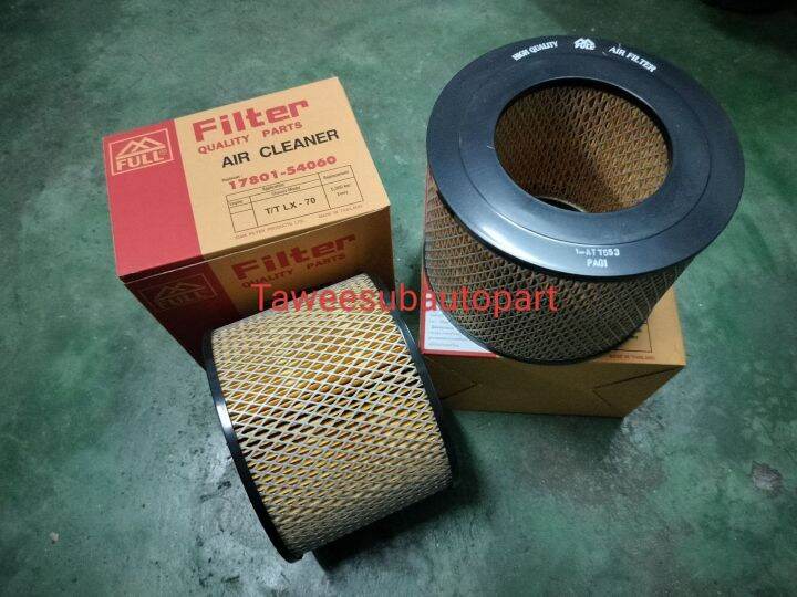 ไส้กรองอากาศ TOYOTA LX70 BU DYNA ขนาด110*197*140 FULL 17801-54060 ...