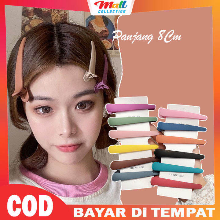 MALL - Jepitan Rambut Doff Jepit Besar 8Cm Bebek Wanita Korea Fashion ...