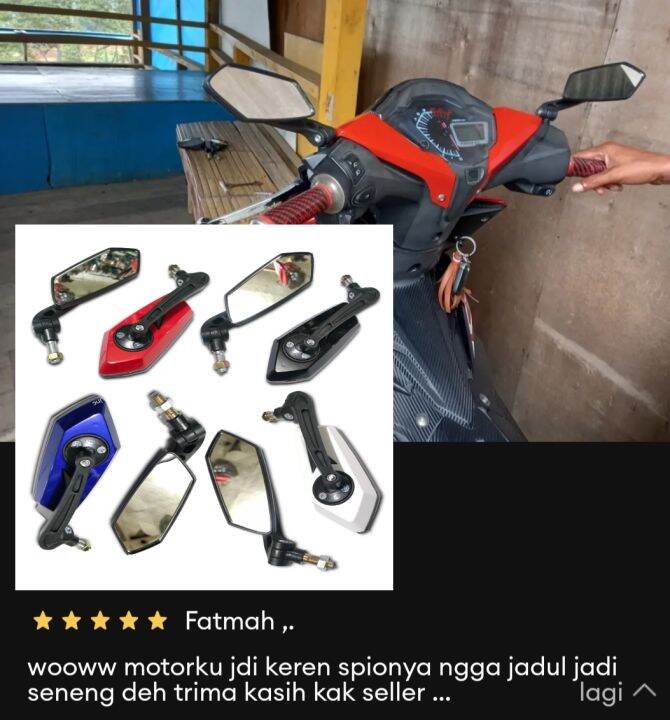 Spion Alevo spion Motor honda universal spion derajat putar spion ...
