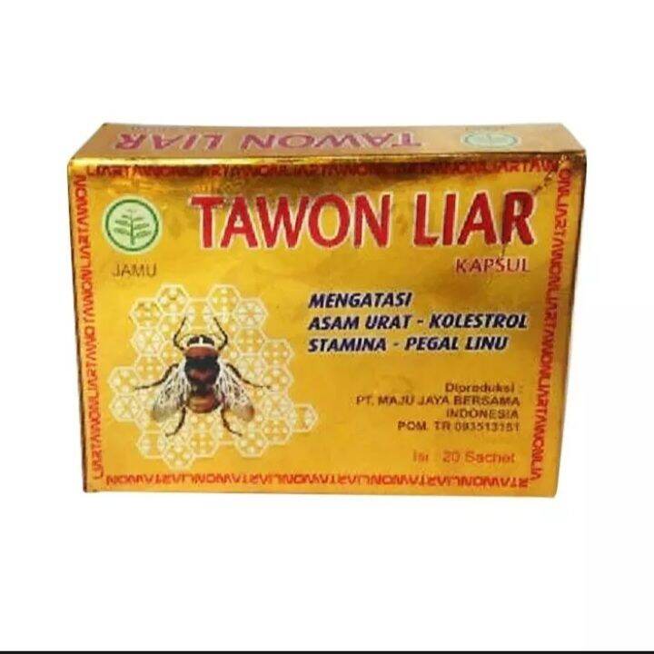 Kapsul Tawon Liar Original Asli Warna Kuning [COD] Tawon Liar Original ...