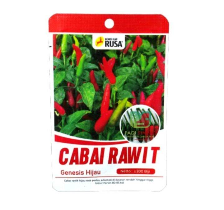BENIH CABAI RAWIT GENESIS HIJAU CAP RUSA +-200BIJI | Lazada Indonesia