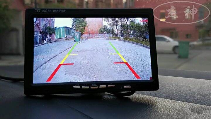 Layar Monitor Parkir Mini kecil 43 4.3 Inch Kamera Mundur Mobil Tv Dvd ...