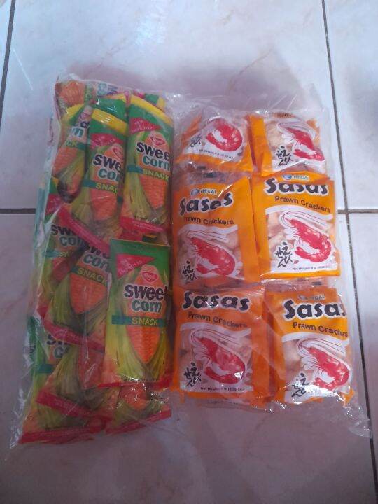PABORITO SNACK NG BATANG 90'S | SWEET CORN AND SASA'S PRAWN SNACK | 2 ...