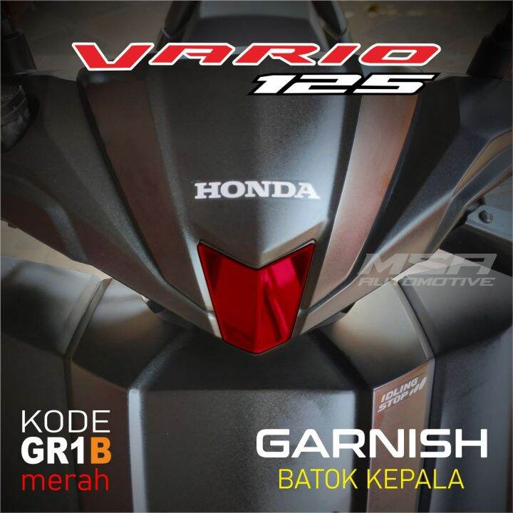 Garnish batok kepala Honda Vario 125 tahun 2023 | Lazada Indonesia