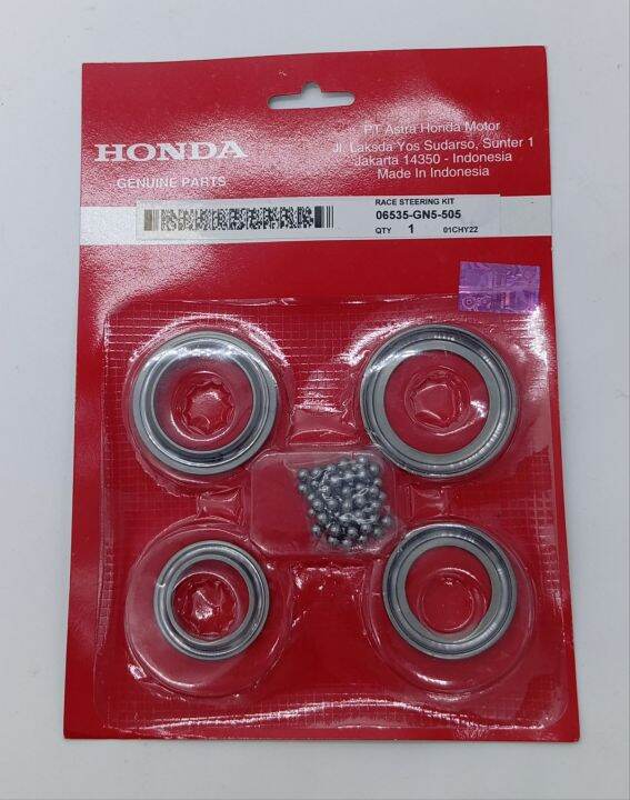 Genuine Honda knuckle bearing(steering race)Gn25 click V1 v2 beat fi ...