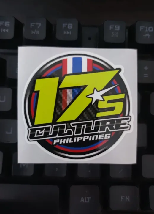 17s culture logo Vinyl Sticker Waterproof Laminated High Quality ...