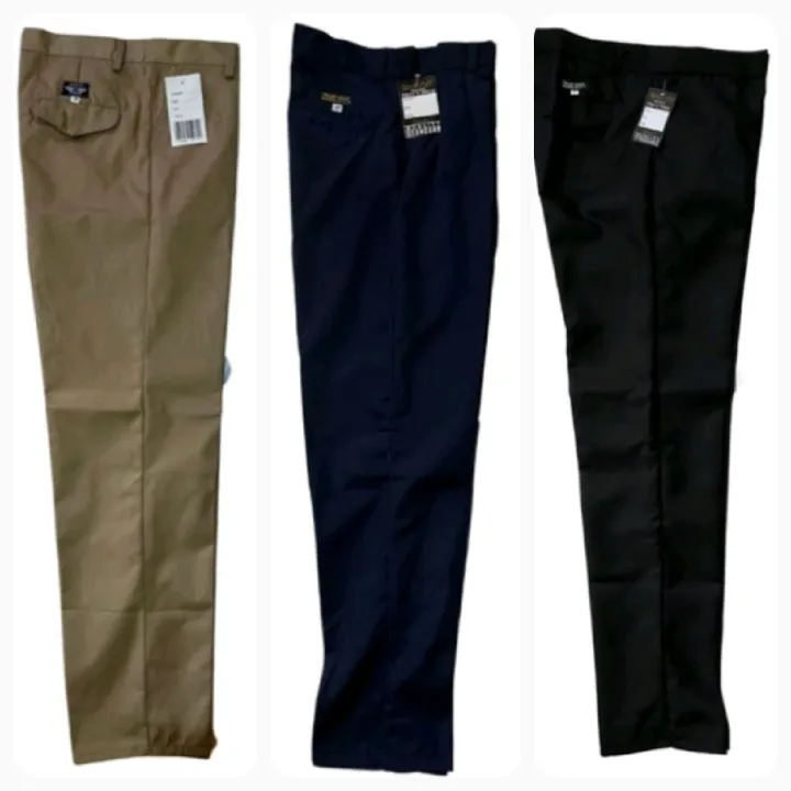 SLACKS WELL OFF BLACK NAVY BLUE KHAKI | Lazada PH