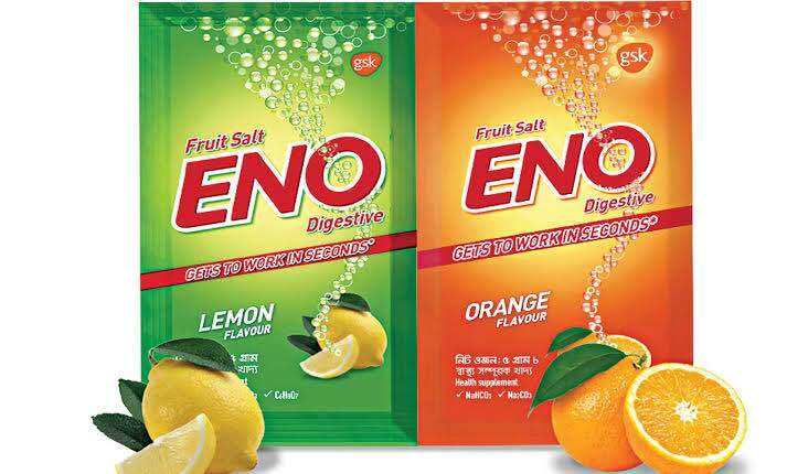 (พร้อมส่ง) ENO อีโน ลดกรด บรรเทาอาการท้องอืด 1 ซอง 4.3 กรัม ยาสามัญประจำบ้าน รสส้ม รสมะนาว ...