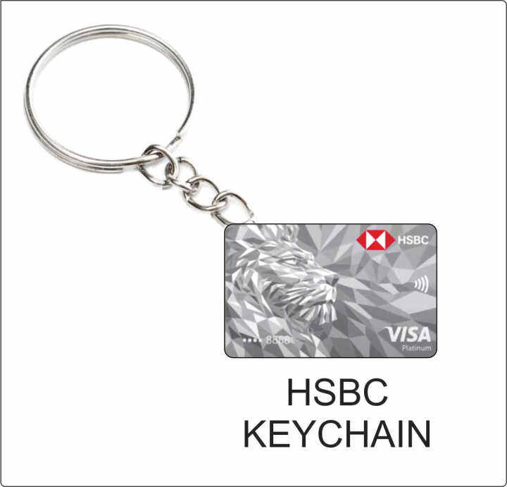 HSBC ATM card keychain 2d | Lazada