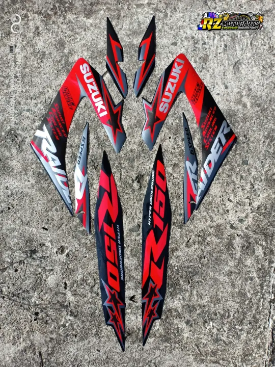 RAIDER150 REBORN DECALS STAR EDITION RED - SGP | Lazada PH
