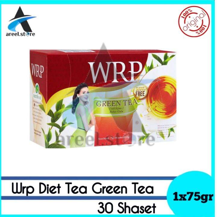 WRP Diet Tea Green Tea 30s / WRP Diet Tea Green Tea isi 10’s / TEH ...