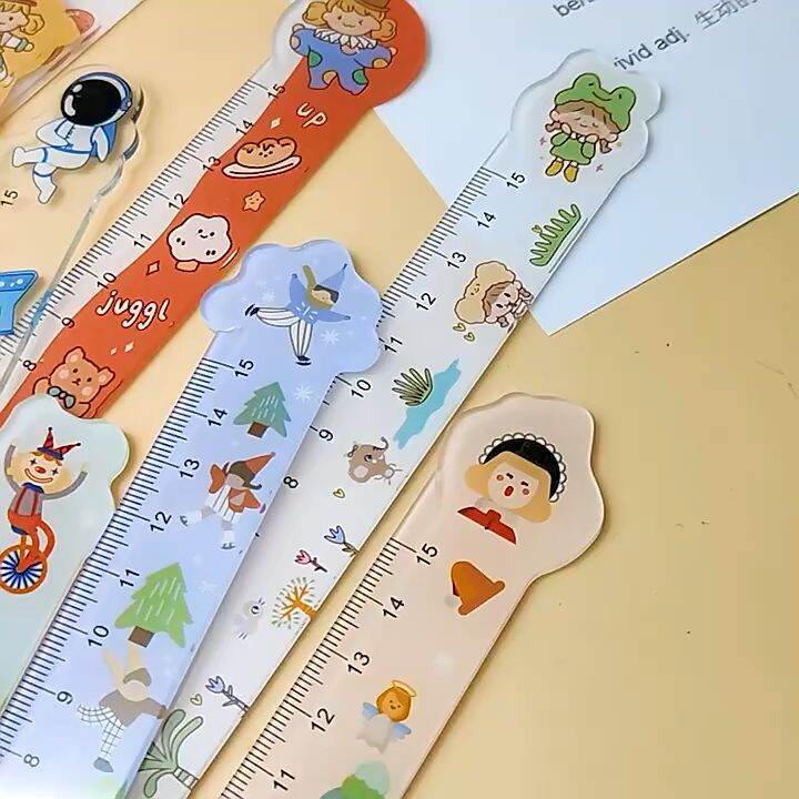 Murah Banget - Penggaris Lucu 15 Cm / Penggaris Plastik Funny Karakter ...