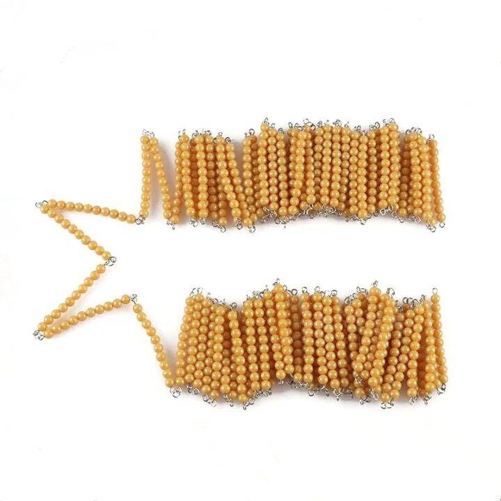 Jett Montessori Material 1000 bead chains Counting Toy Early Learning ...