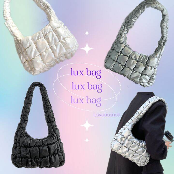 พร้อมส่ง Lux bag กระเป๋านุ่มนิ่ม กระเป๋าก้อนเมฆ กระเป๋าสะพายข้าง ...