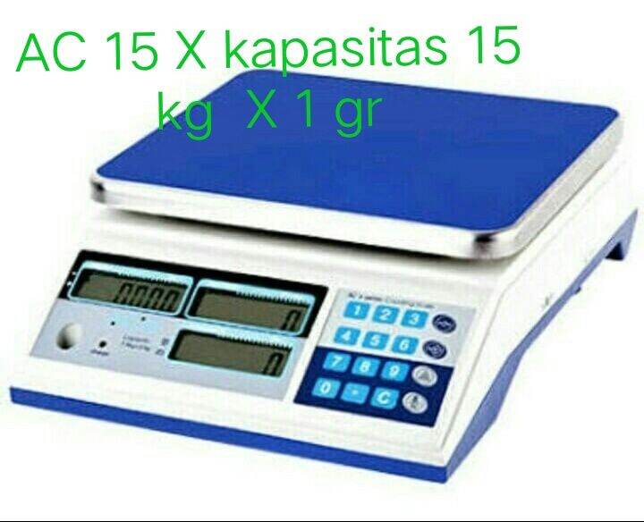 Timbangan digital Acis AC 15X timbangan hitung 15 kg | Lazada Indonesia