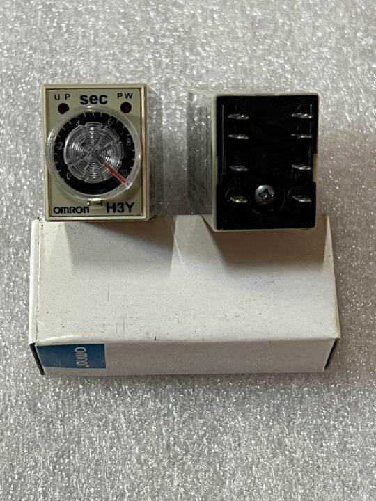 H3y 2 Omron 220v Delay Timer Time Relay 0 10sec With Base Th