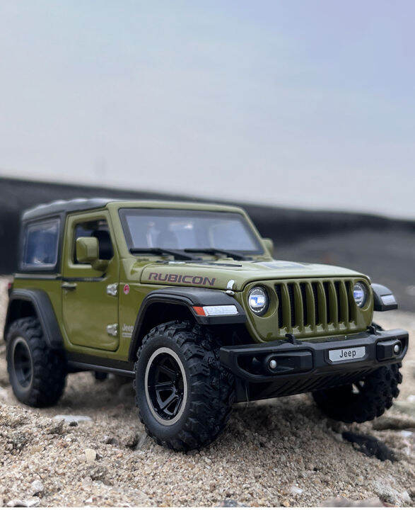 LEO 1:32 JEEP Wrangler Rubicon 4X4 Toy Car Model Metal Alloy Diecast ...