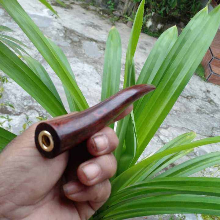 once pipa rokok kayu galih asem super motif lengkung | Lazada Indonesia