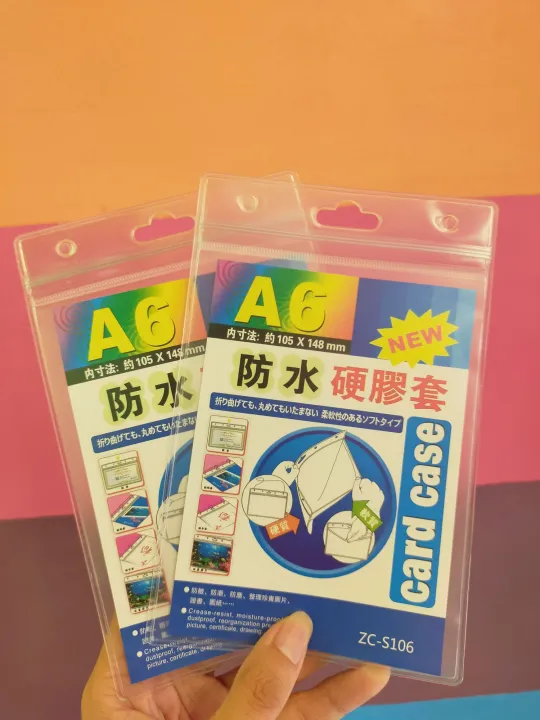 PVC Card Case Size A6 | Card Case | 105x148mm | Lazada PH