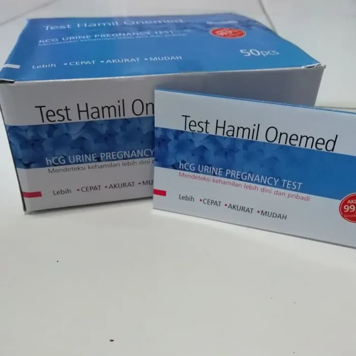 One Med Tespek Kehamilan 1 Box Isi 50 Saschet || Alat Test Kehamilan ...