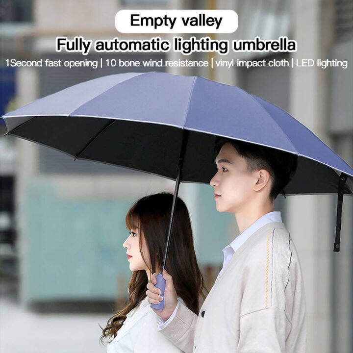 UPG 12 Ribs Automatic Umbrella Wind-resistant Large-reinforced Folding ...
