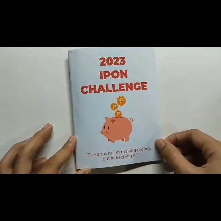 Savings / ipon Challenge Booklet | Lazada PH