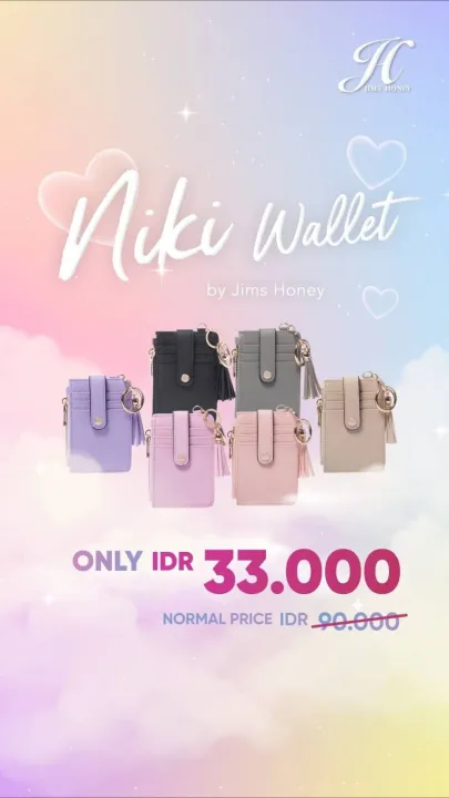 Jims Honey Niki Wallet | Lazada Indonesia