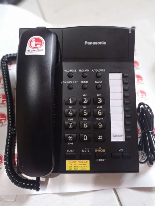 telpon panasonic KX-TS840ND - Hitam | Lazada Indonesia