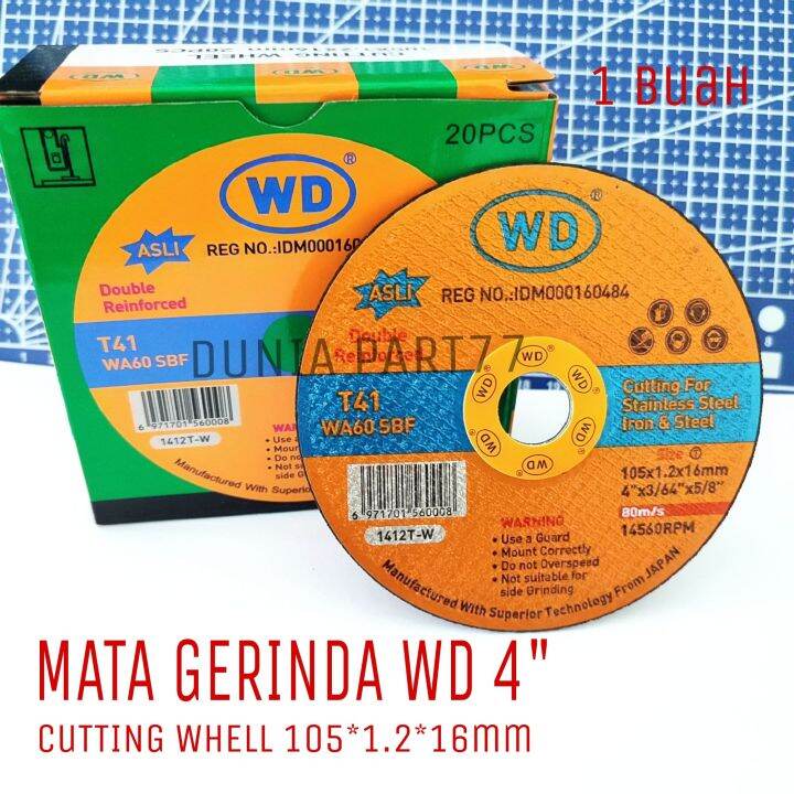 MATA GERINDA POTONG WD 4" CUTTING WHEEL GURINDA | Lazada Indonesia