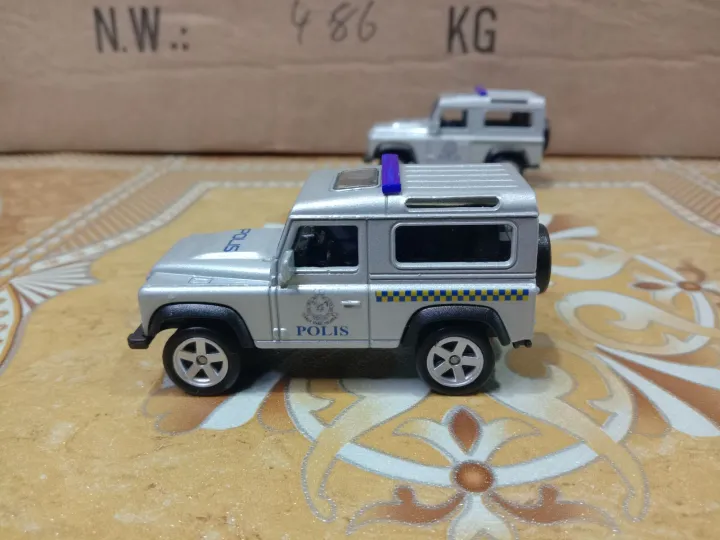 Diecast LAND ROVER POLIS (custom) scale 1/64 | Lazada